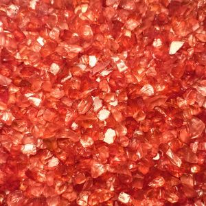 Red Crushed Glass Gravel Substrate Vase Filler | Glass Vases Depot