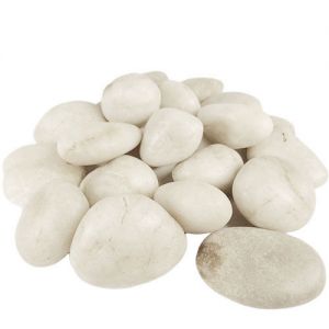White River Stone Pebbles for Vase Filler | Glass Vases Depot